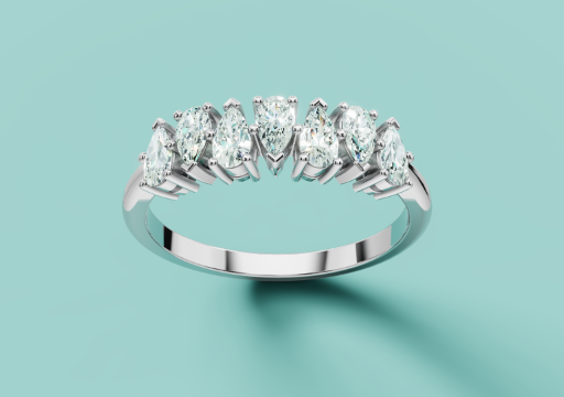 Drop Cut Ring by Dasha
